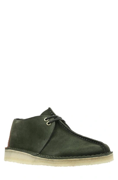 Clarks Originals 'desert In Dark Green Leather | ModeSens