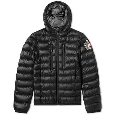 Pre-owned Moncler Grenoble Kavik Down Black Quilted Jacket Rfid & Qr ...