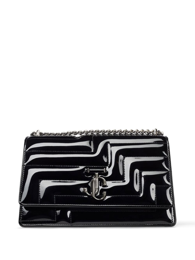 Jimmy Choo Varenne Shoulder Bag In Black/dark Silver | ModeSens Jimmy Choo Varenne Shoulder Bag In Black/dark Silver | ModeSens