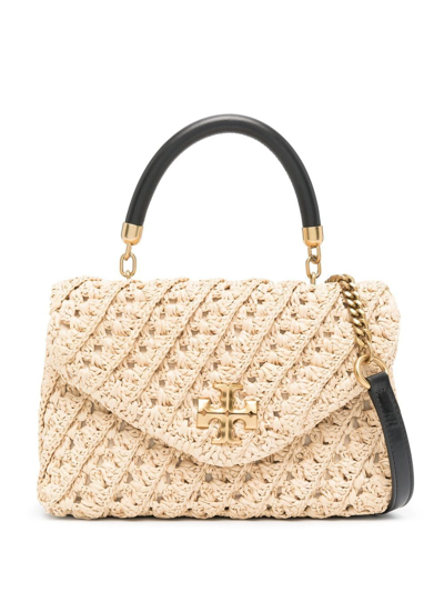 Tory Burch Raffia Crossbody Bag In Neutrals | ModeSens