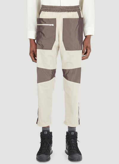 Arnar Mar Jonsson Two-tone Panel Track Pants In Cream | ModeSens