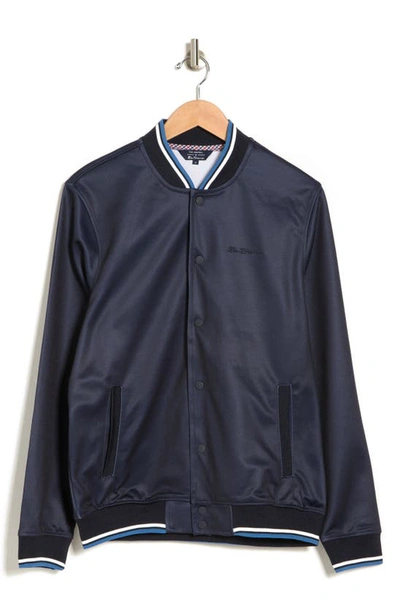 Ben Sherman Herringbone Track Jacket In Navy Blazer | ModeSens