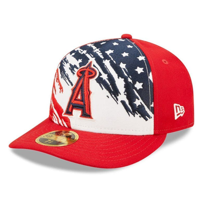 New Era Red Los Angeles Angels 2022 4th Of July Low Profile 59fifty ...