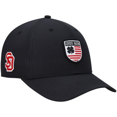 Black Clover Black South Dakota Coyotes Nation Shield Snapback Hat ...