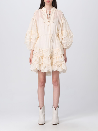 Zimmermann Dresses Women Color Cream | ModeSens