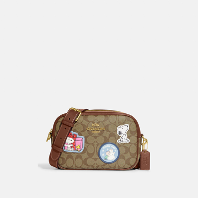 Coach Outlet Coach X Peanuts Jamie Camera Bag In Signature Canvas With ...