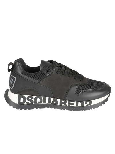 Dsquared2 Running Sneakers In Black/white | ModeSens