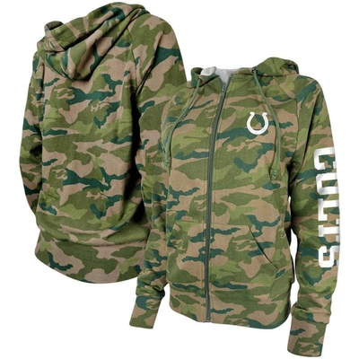 New Era Camo Washington Commanders Raglan Full-zip Hoodie | ModeSens