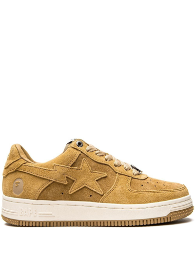 A Bathing Ape Bape Sta Low-top Sneakers In Brown | ModeSens