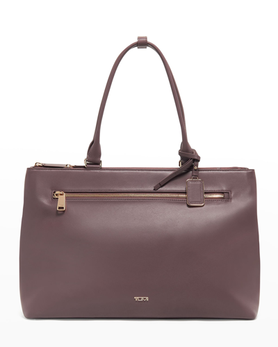 Tumi Sidney Business Tote In Dark Mauve | ModeSens