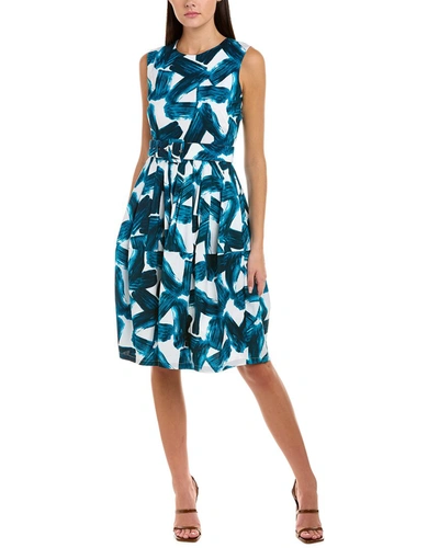 Samantha Sung Rachel Wool & Silk A-line Dress In Nocolor | ModeSens