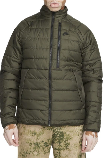 Nike Men's Sportswear Therma-fit Legacy Puffer Jacket In Green | ModeSens