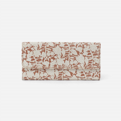 Hobo Ardor Continental Wallet In Botanical Beauty In Beige | ModeSens