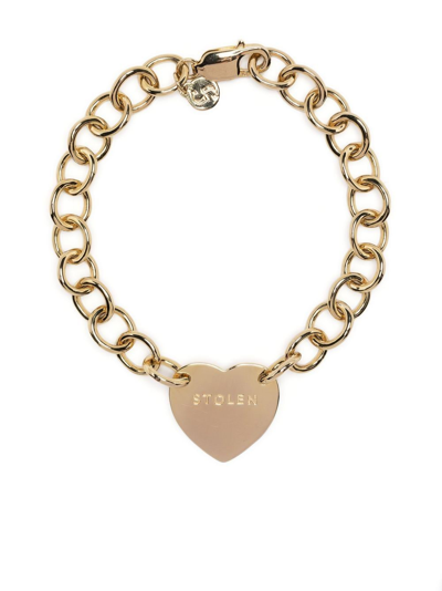 Stolen Girlfriends Club Cold Heart Bracelet Gold