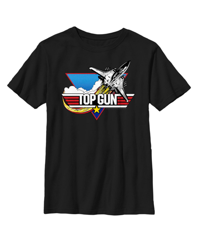 Paramount Pictures Boy's Top Gun Inverted Fighter Jet Afterburners Logo ...