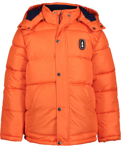 Bass Outdoor Big Boys Solid Puffer Jacket In Flame | ModeSens
