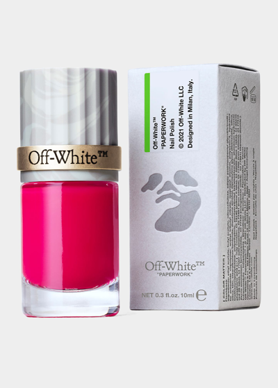 Off-white Paperwork Color Matter Nail Polish, Flashback | ModeSens