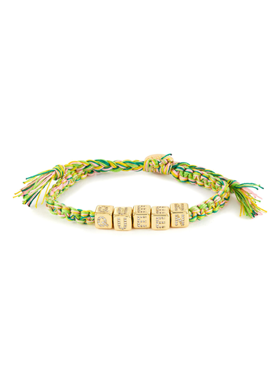 Venessa Arizaga 'queen' Stone Embellished Gold Plated Brass Bead Pull ...