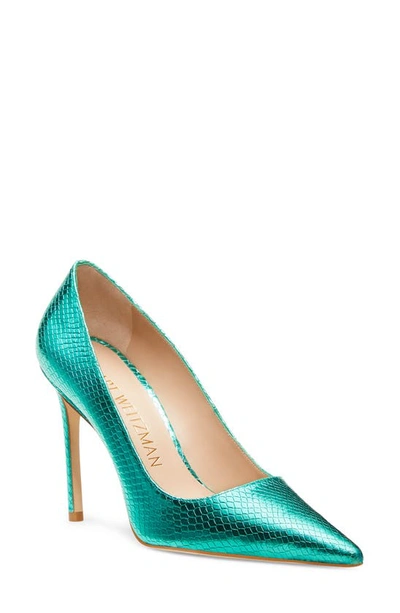 Stuart Weitzman Stuart 100 Pump In Capri | ModeSens