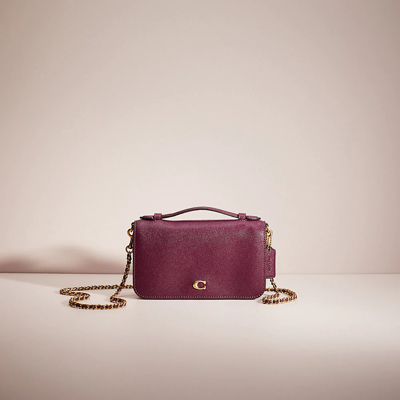 Coach Restored Bea Crossbody In Brass/deep Berry | ModeSens