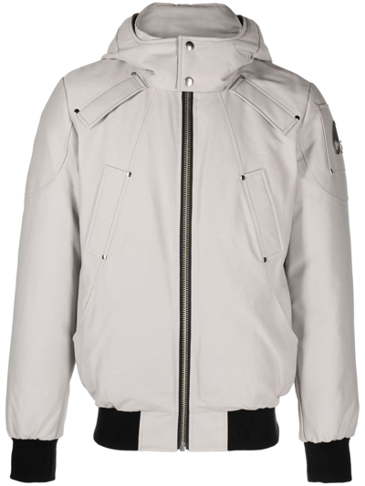 Moose Knuckles Grey Original Ballistic Bomber | ModeSens