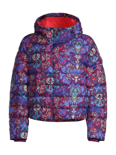 Greyson Women's Eos La Vie En Rose Printed Puffer Jacket | ModeSens
