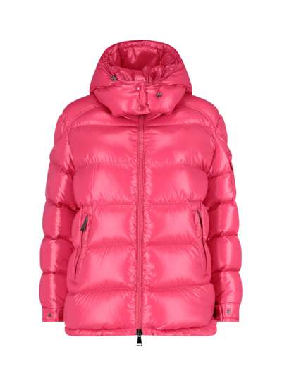 Moncler 'maire' Short Down Jacket In Rosa | ModeSens