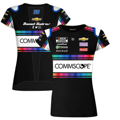 Checkered Flag White Daniel Suarez Commscope Sublimated Uniform T-shirt ...