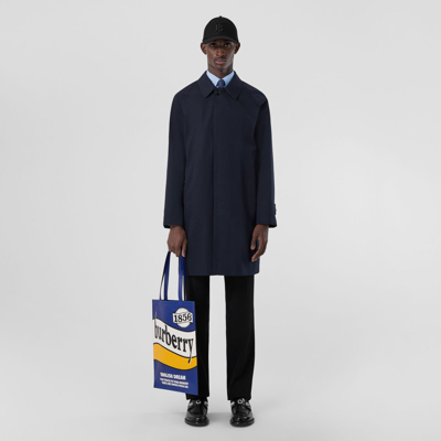 Burberry Mid-length Camden Heritage Car Coat In Coal Blue | ModeSens