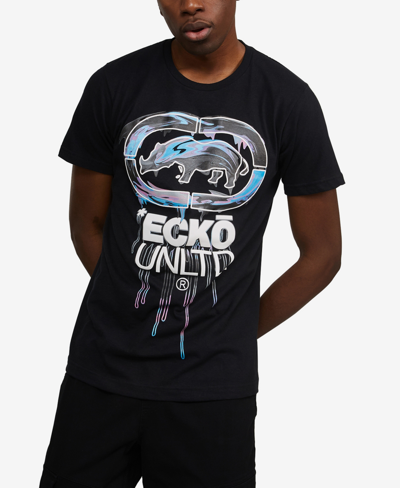 Ecko Unltd Men's Dripski Graphic T-shirt In Black | ModeSens