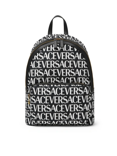 Versace All-over Backpack In Black | ModeSens