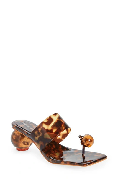 Jeffrey Campbell Latus Sandal In Tortoise | ModeSens