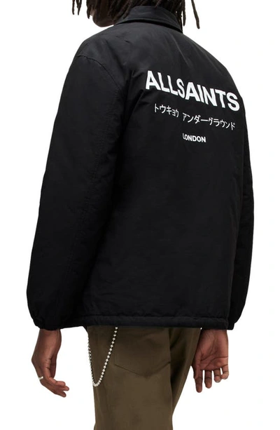 Allsaints Underground Crew In Black | ModeSens