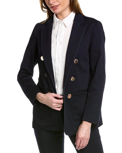 Anne Klein City Denim Jacket In Blue | ModeSens