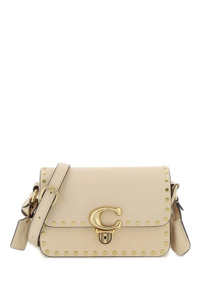 Coach Studio 19 Studded Crossbody Bag In Neutrals | ModeSens