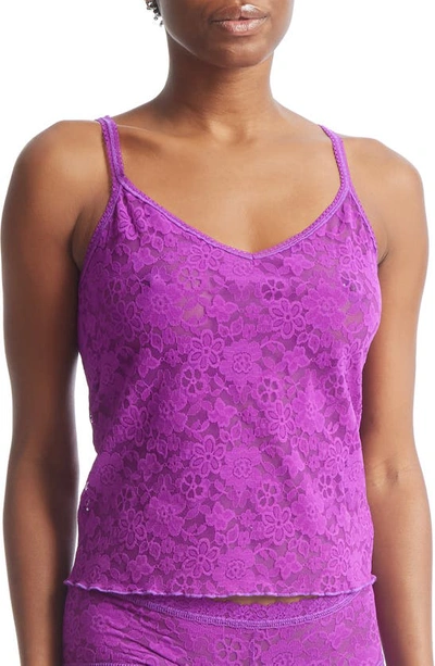 Hanky Panky Daily Lace Sheer Camisole In Aster Garland Modesens