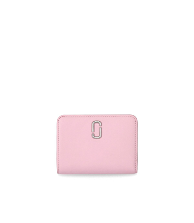 Marc Jacobs The J Marc Mini Compact Wallet In Pink | ModeSens