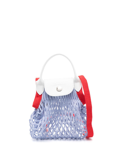 Longchamp Le Pliage Filet Tote Bag In Sky Blue | ModeSens