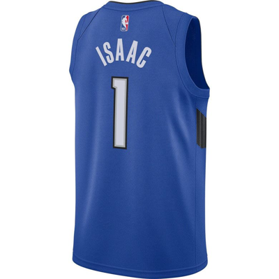 Jordan Brand Jonathan Isaac Blue Orlando Magic 2020/21 Swingman Jersey ...