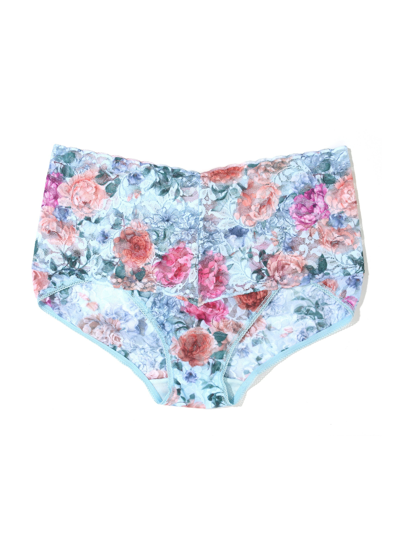 Hanky Panky Printed Retro Lace V-kini Tea For Two In Multicolor | ModeSens
