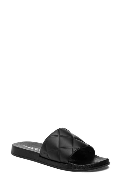 Beach Slides By J/slides Fredo Slide Sandal In Black Pvc | ModeSens