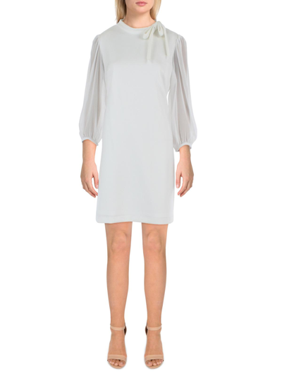 Calvin Klein Womens 3/4 Sleeve Knee-length Wear To Work Dress In Grey ...