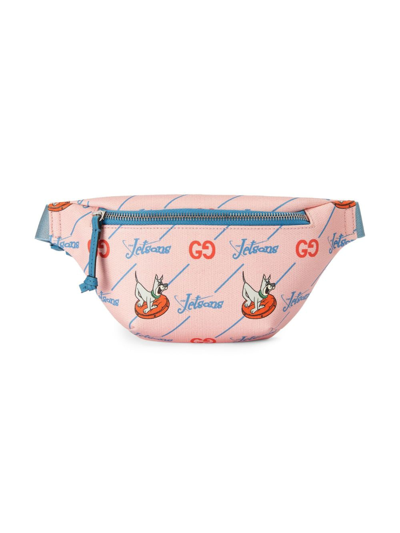 Gucci Kids' X The Jetsons Canvas Belt Bag In Pink | ModeSens