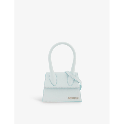 Jacquemus Light Blue Le Chiquito Leather Top-handle Bag | ModeSens