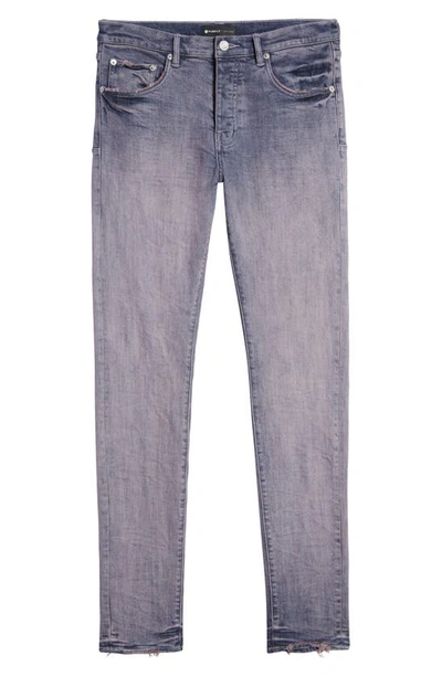Purple Brand Purple Tinted Skinny Jeans In Lavender Tinted Indigo ...