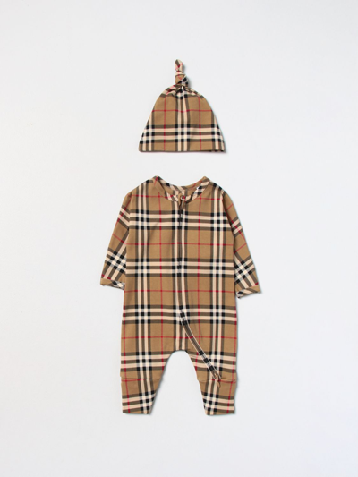 Burberry Babies' Tracksuit Kids Kids In Beige | ModeSens