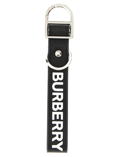 Burberry Logo Keyring Black | ModeSens