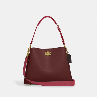 Coach Willow Shoulder Bag In Colorblock | ModeSens