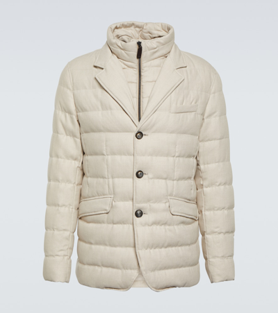 Herno Norfolk Tailored Down Jacket In Grey | ModeSens