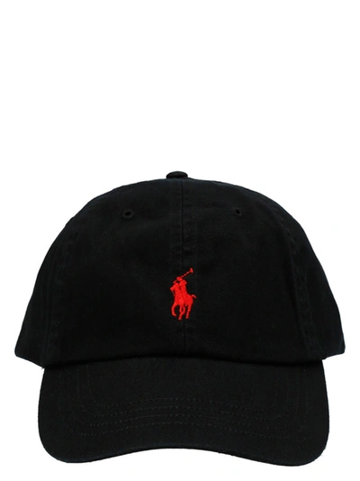 Polo Ralph Lauren Logo Embroidery Cap Hats Black | ModeSens